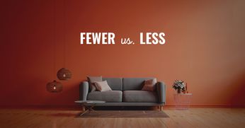 What is the difference between “less” and “fewer”?