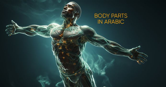 Basic Vocabulary: Parts of Human Body in Arabic